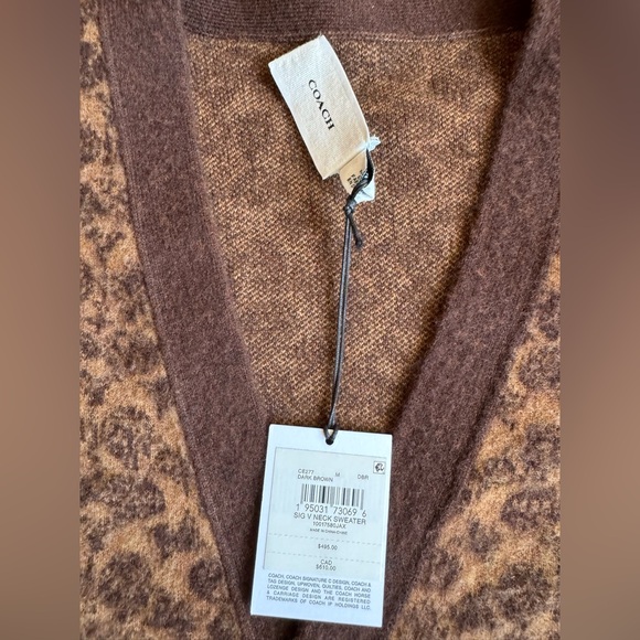 Coach | Sweaters | Coach Mens Signature Cardigan | Poshmark